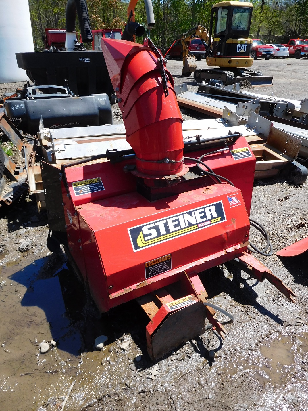 Steiner 430-25G Tractor 4x4 with Attachments (Salt Spreader, Snow ...