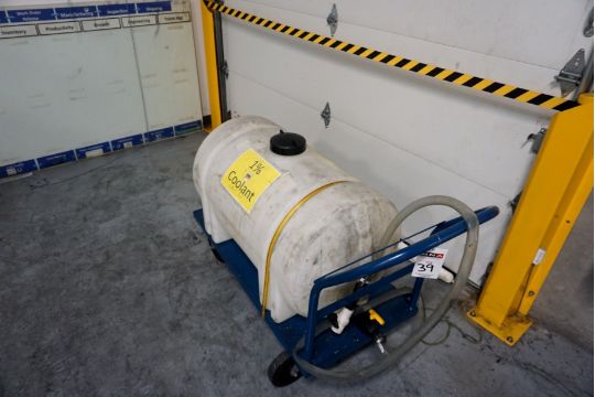 Coolant Storage Tank W/ Cart