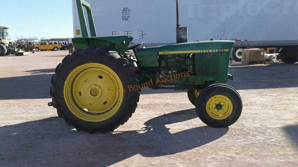 1974 John Deere 2030A Tractor with Diesel Engine and 3 Point Hitch ...