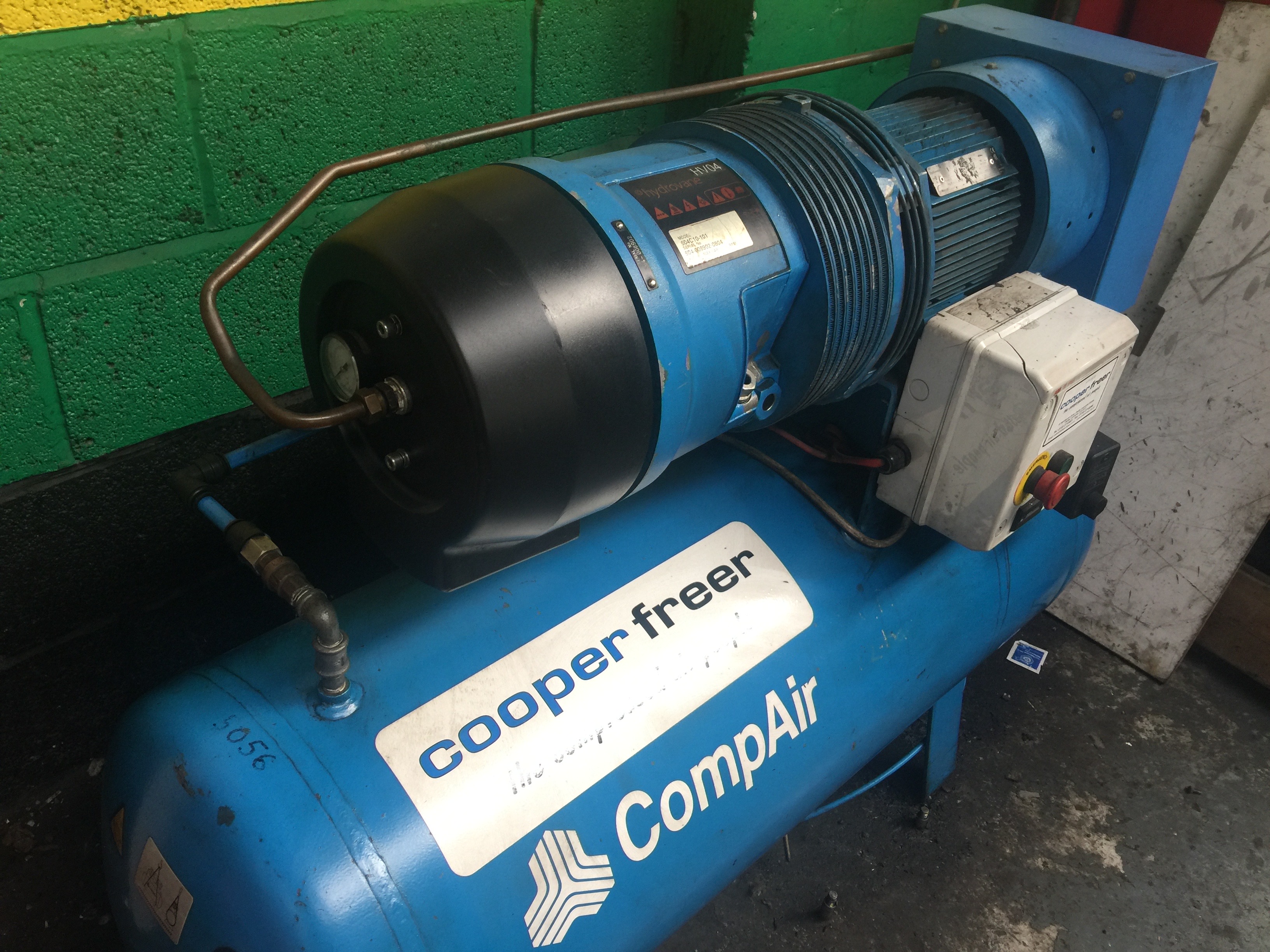 CompAir 504C10-101 11 BAR Hydrovane HV04 Compressor serial no 504 ...