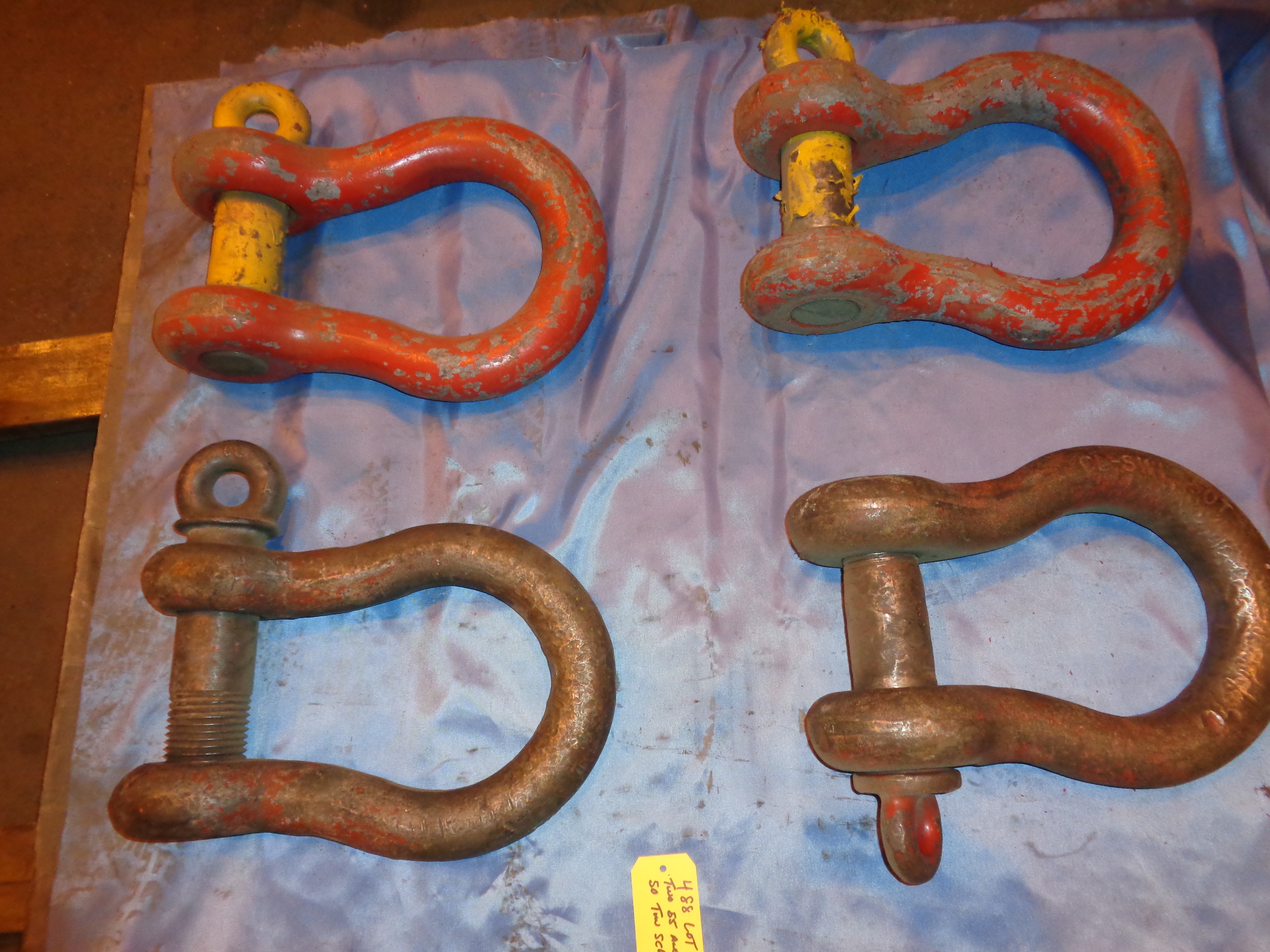 Two (2) 55 Ton Shackles Two (2) 50 Ton Shackles *** All Items Need to ...