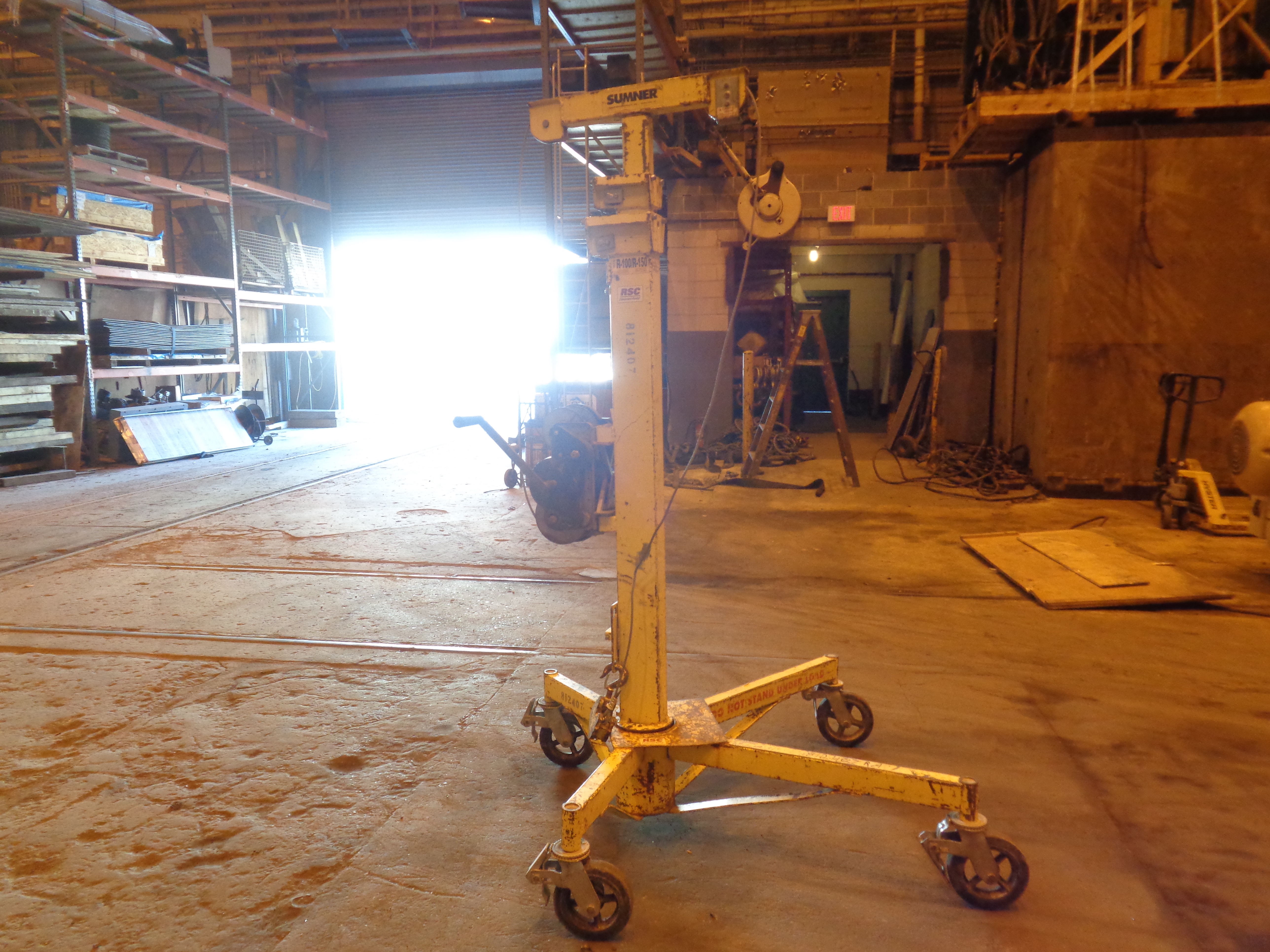 Roust-A Bout R-100/R-150 15' Lift Height 1,500Lbs Max Lifting *** All ...