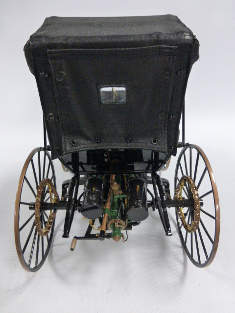 Franklin Mint 1893 Duryea model horseless carriage.