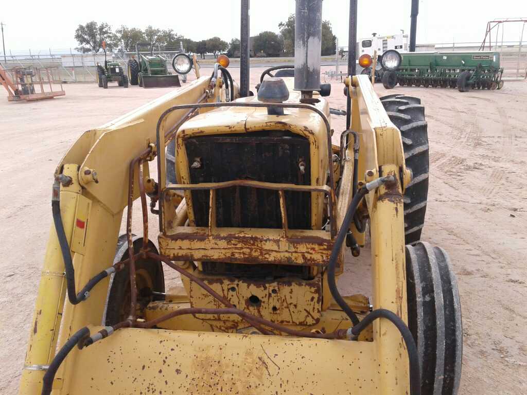 Ford 340A Tractor with front end loader & Servis Equipment LT66 box ...