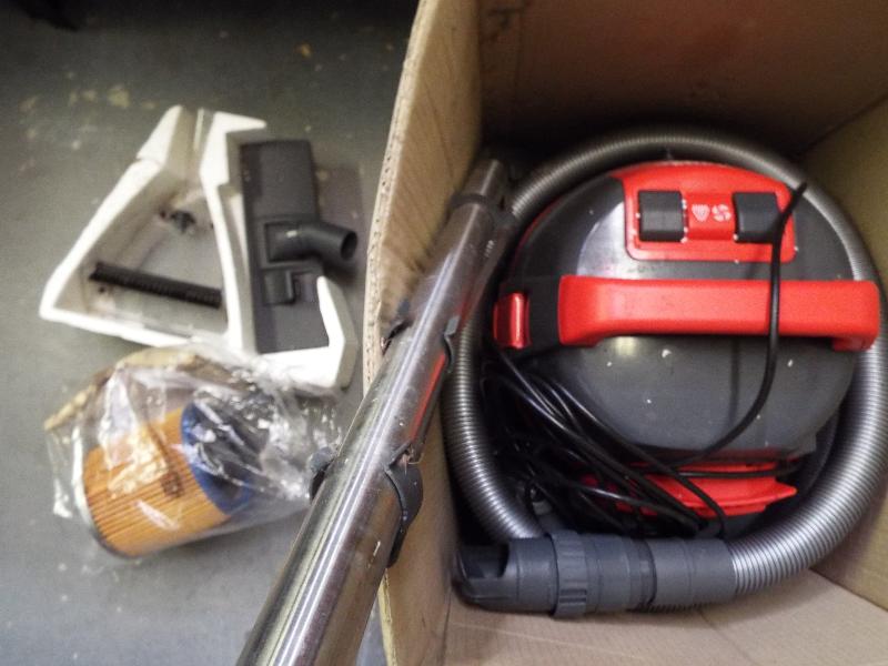 An Aqua Vac Multi pro model No. 95053-01, boxed