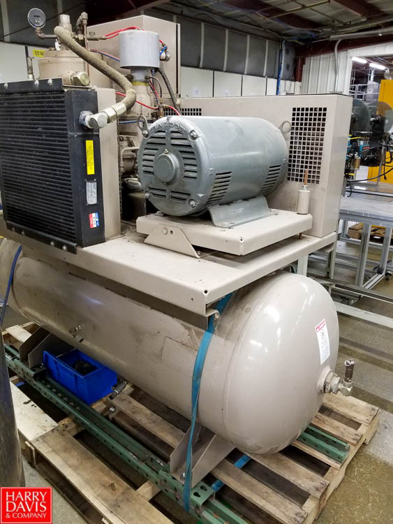 LeROI Air Compressor 230/460 V, 3 Ph., 30 HP, 1760 RPM Model: LC30CUB ...