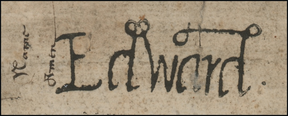 Autographs King Edward VI 1547 (18 June) a written document on laid ...