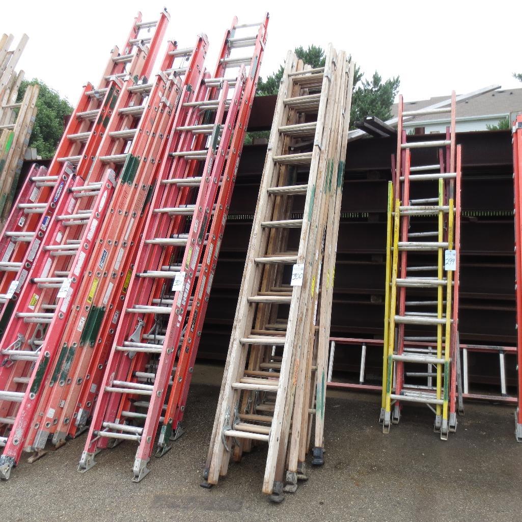 (5) 24' Wood Extension Ladders