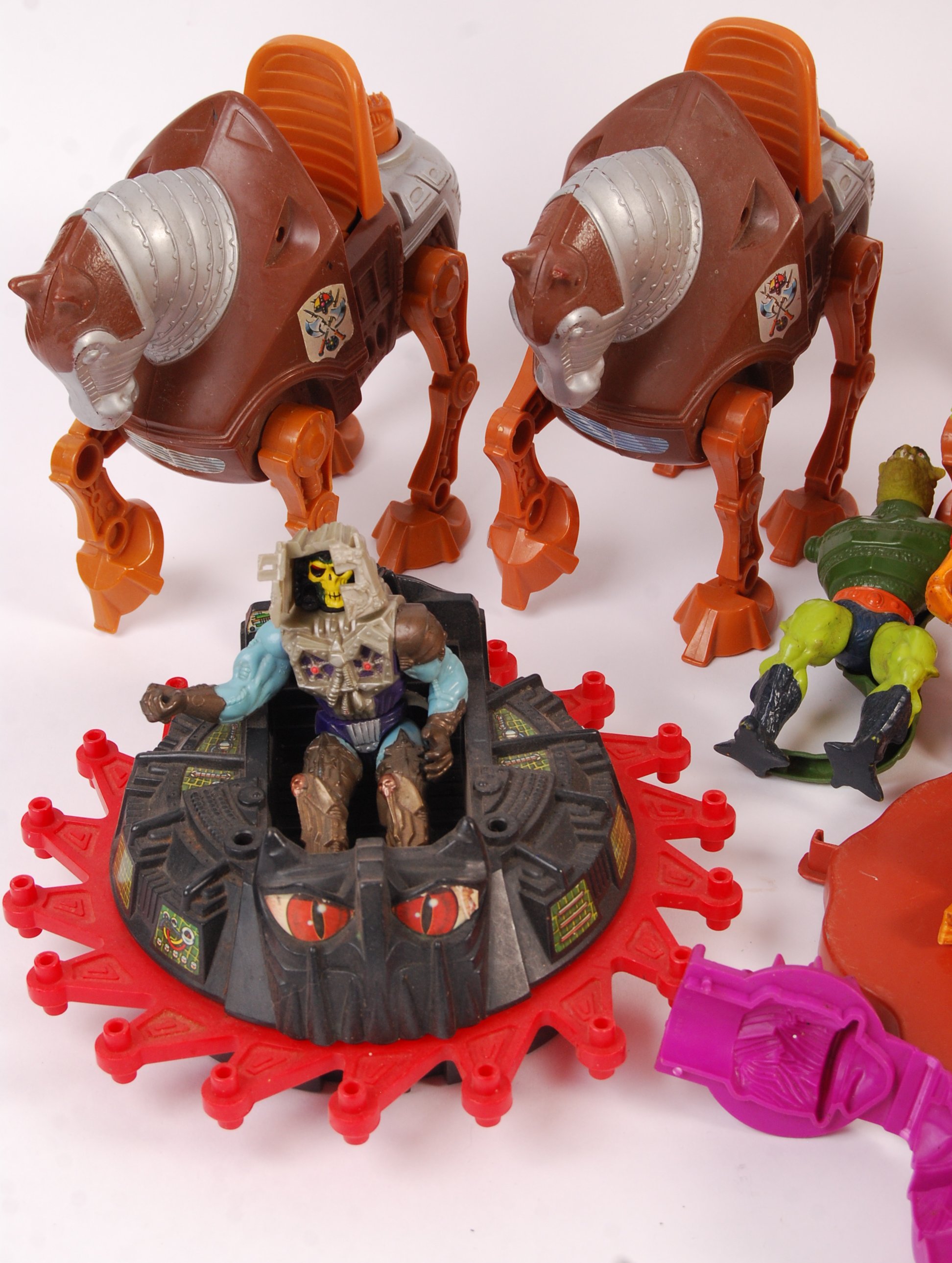 A collection of original vintage Mattel made He-Man Masters Of The ...