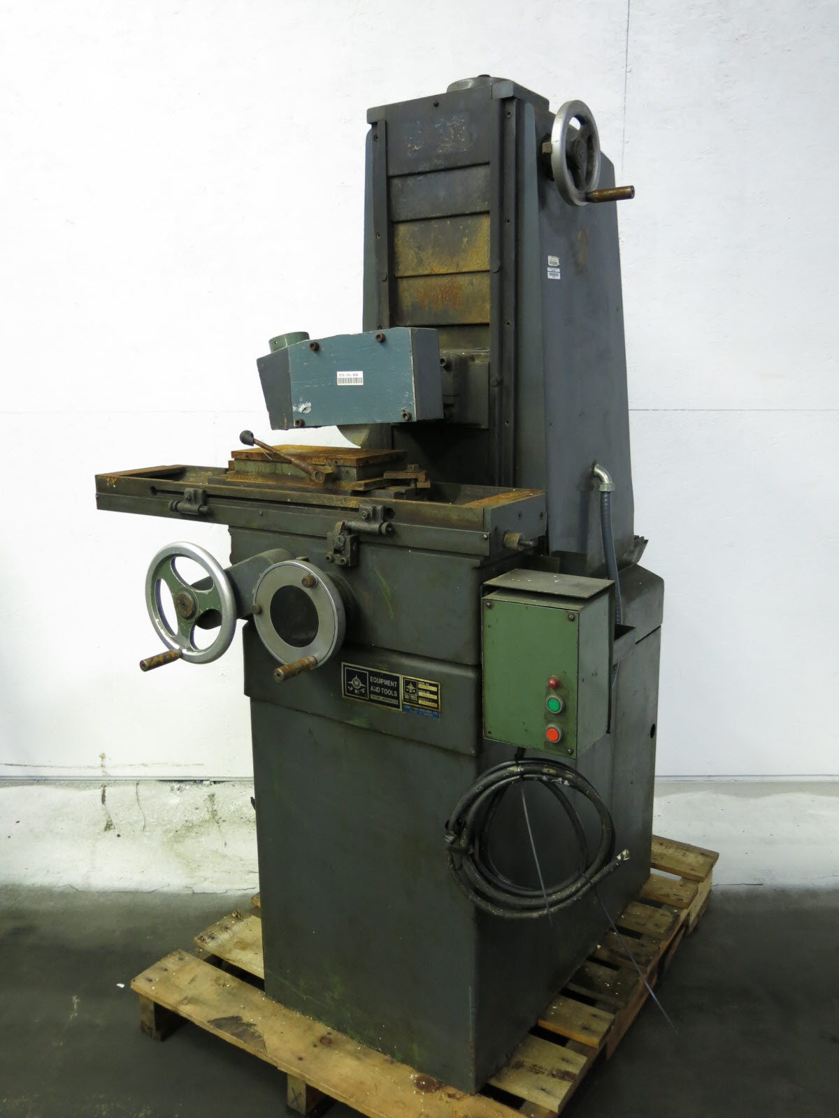 Jet Surface Grinder, 6'' x 12'' magnetic chuck, Model JSG-612, Serial 73194