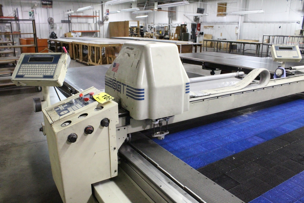 GERBER MODEL S93-5 GERBERCUTTER CNC AUTOMATIC CUTTING MACHINE S/N ...
