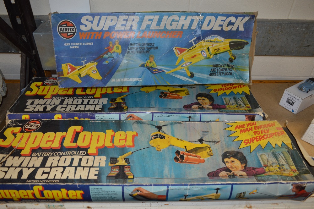 TWO BOXED AIRFIX SUPERCOPTER SETS, No.51361-0, contents not checked ...