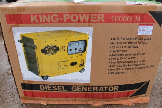 King Power 10,000LN, diesel generator, 4.6/5 kw
