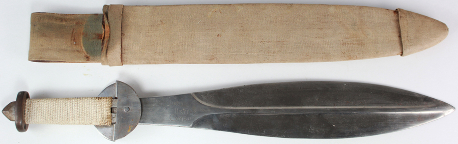 Sword: A rare, Welsh, Trench fighting sword from the Great War. These ...