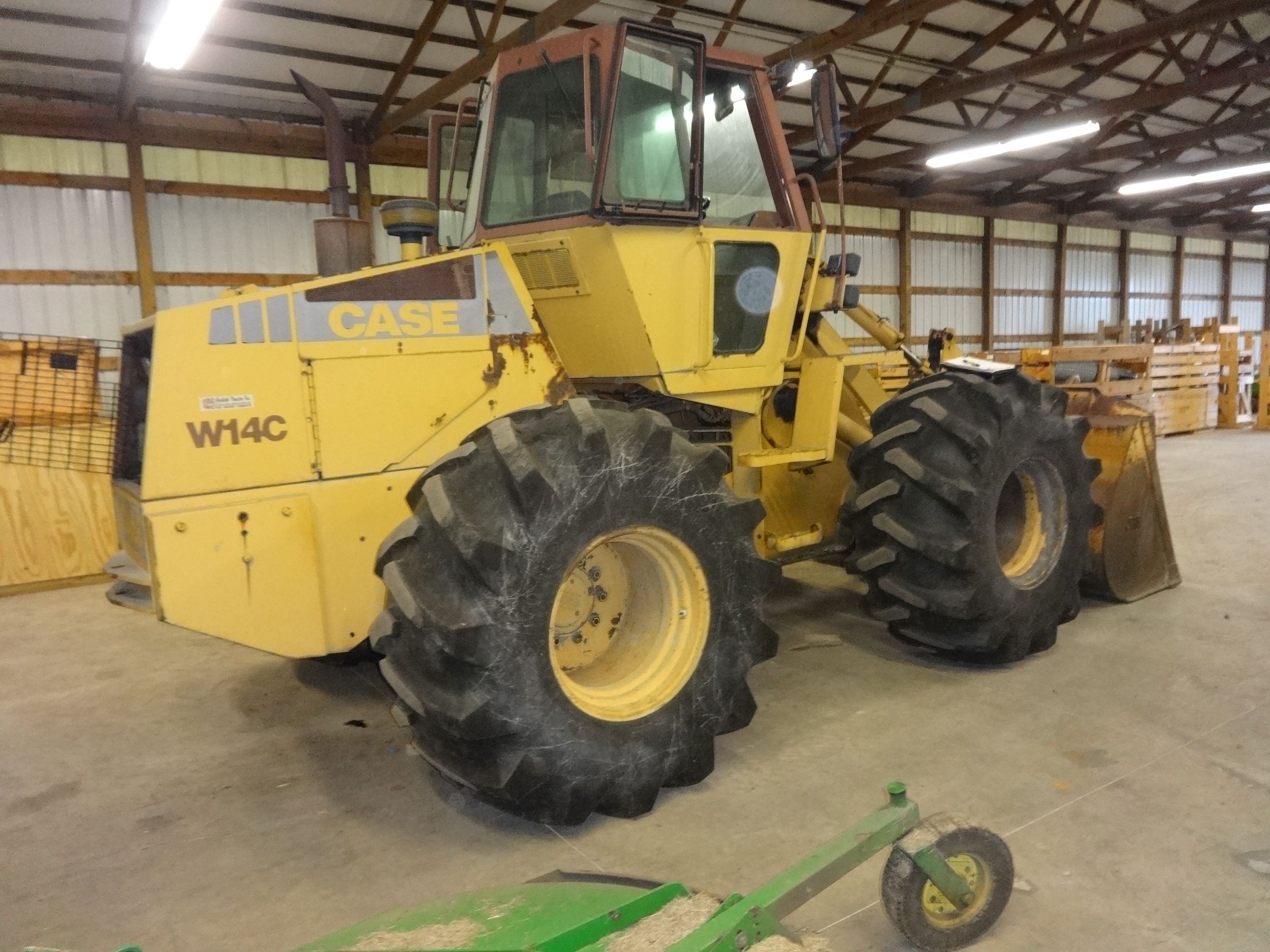 CASE MODEL W14C ARTICULATED RUBBER TIRE LOADER; S/N N/A, 4,127 HOURS ...