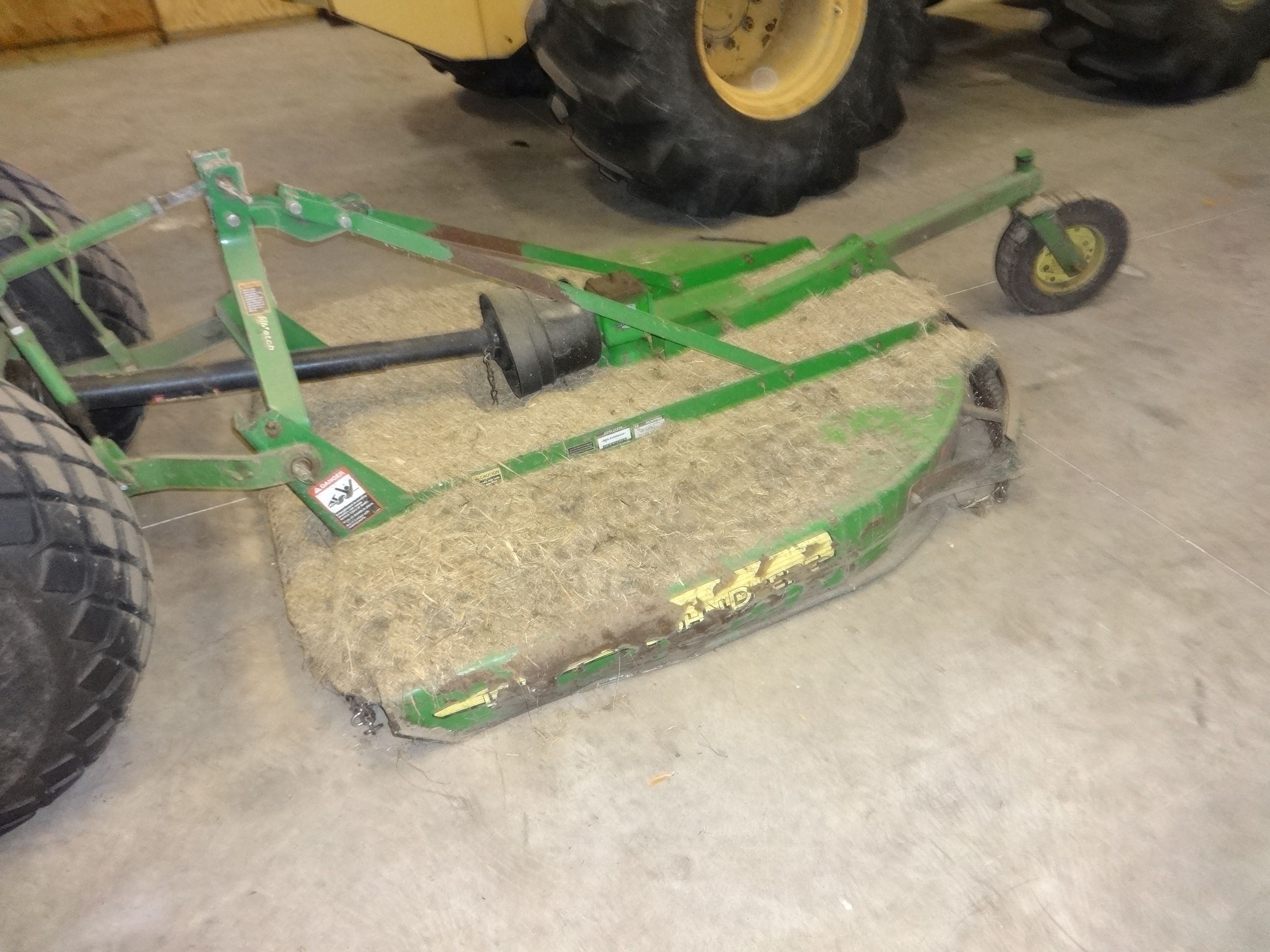 JOHN DEERE MODEL 750 TRACTOR; S/N 004987, 60" BUSH HOG ATTACHMENT ...