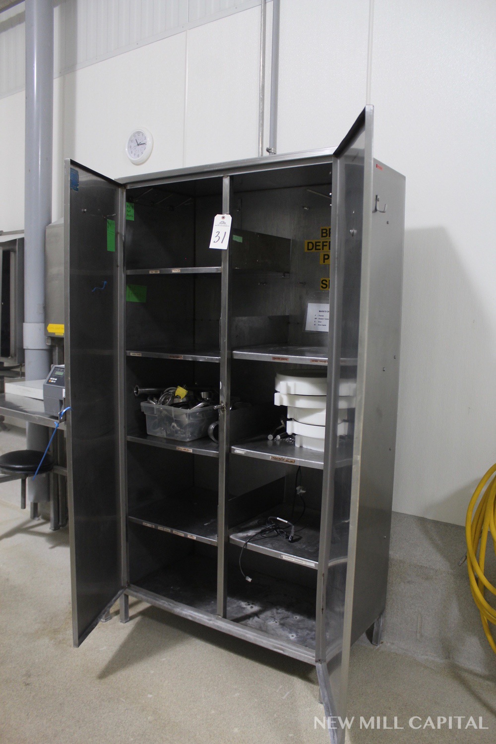 Stainless Steel 2 Door Storage Cabinet | Rigging & Loading Fee: No Charge