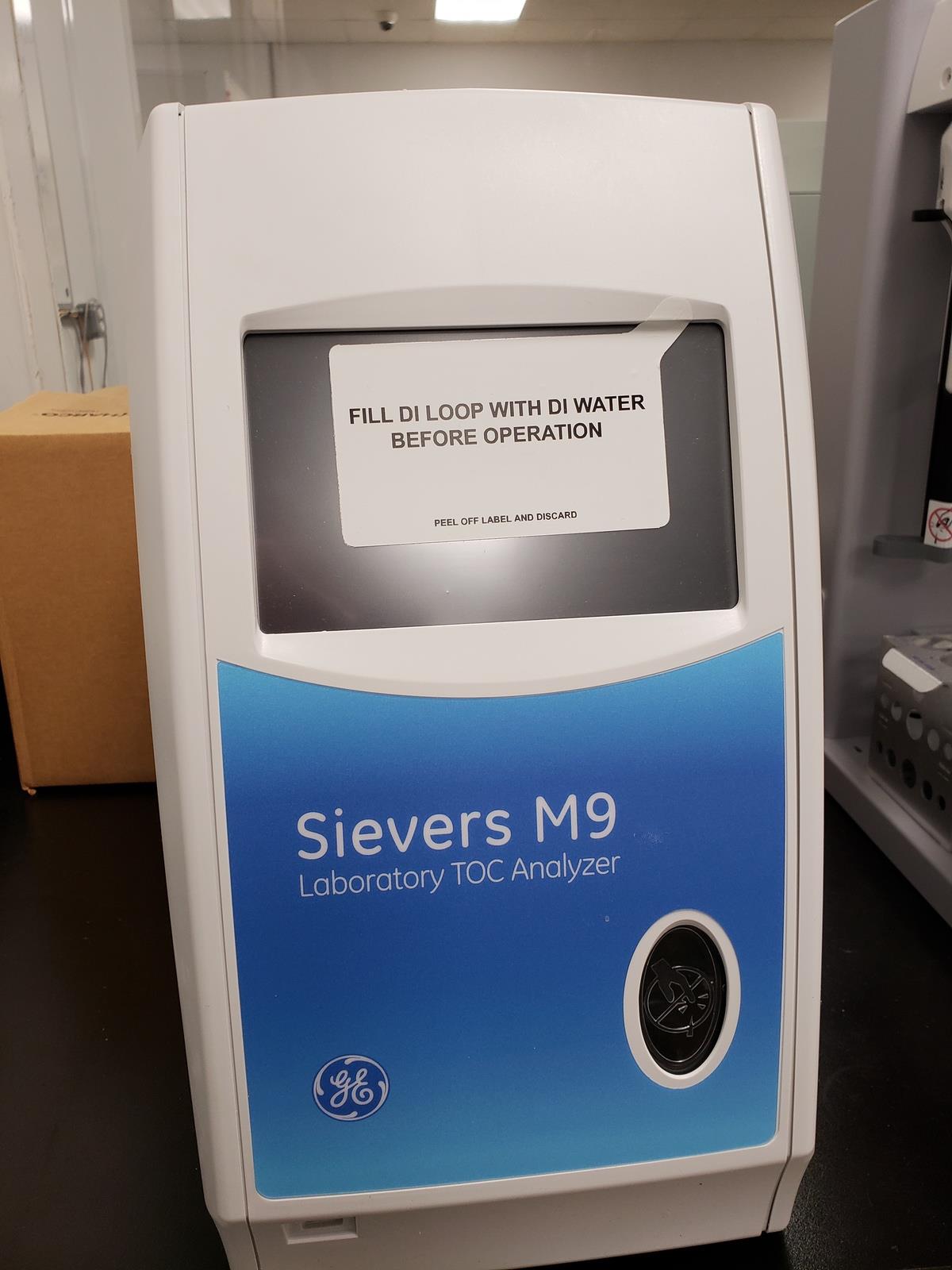 GE, Sievers M9 Laboratory TOC Analyzer, S/N 17062479, W/ GE Autosampler ...