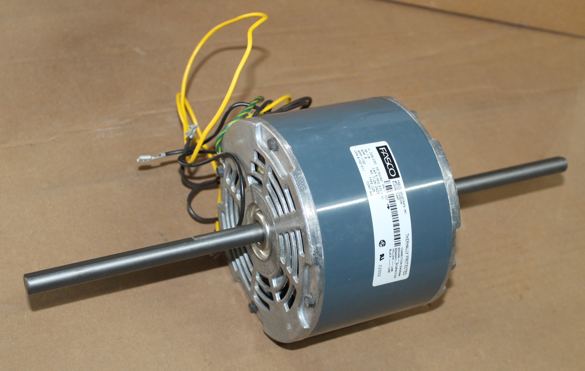 FASCO 1/6 HP AC MOTOR,