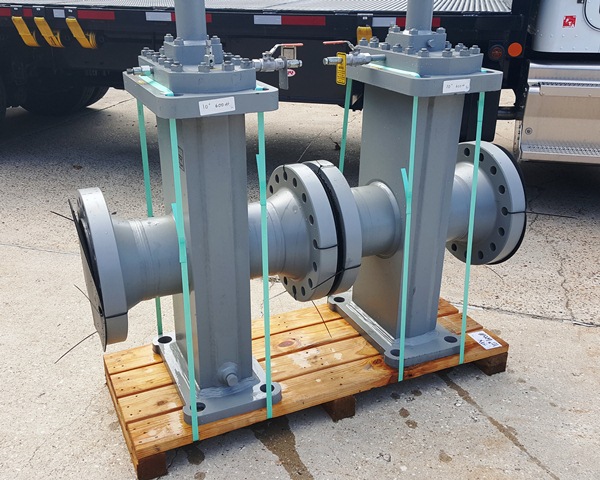 M & J SERIES M-303 600# FLG FULL PORT SLAB GATE VALVE WITH GEAR ...