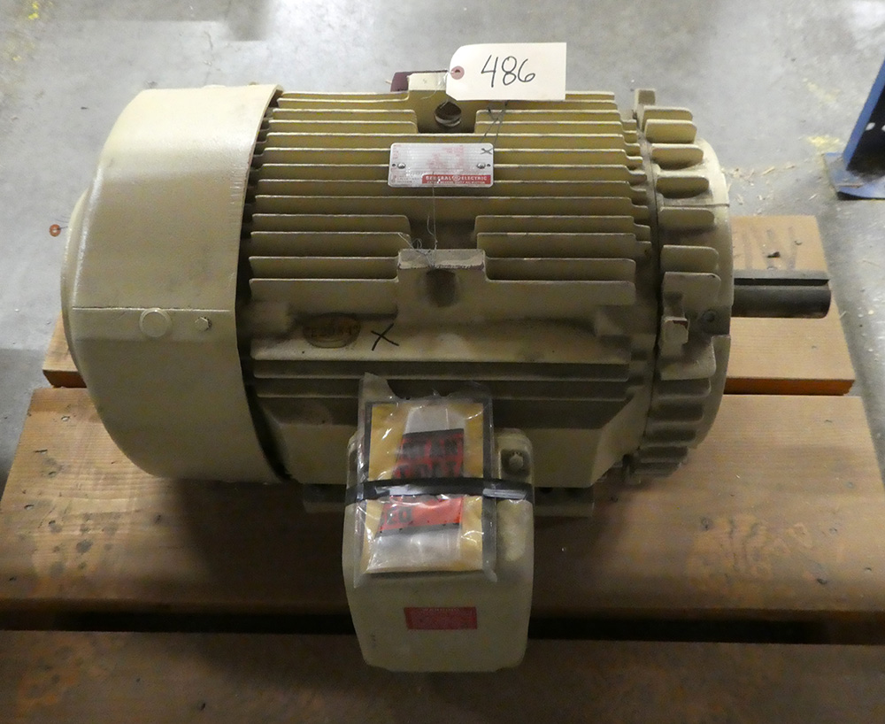 30 HP General Electric AC Motor (460/3/60) Frame: 326T, RPM ...