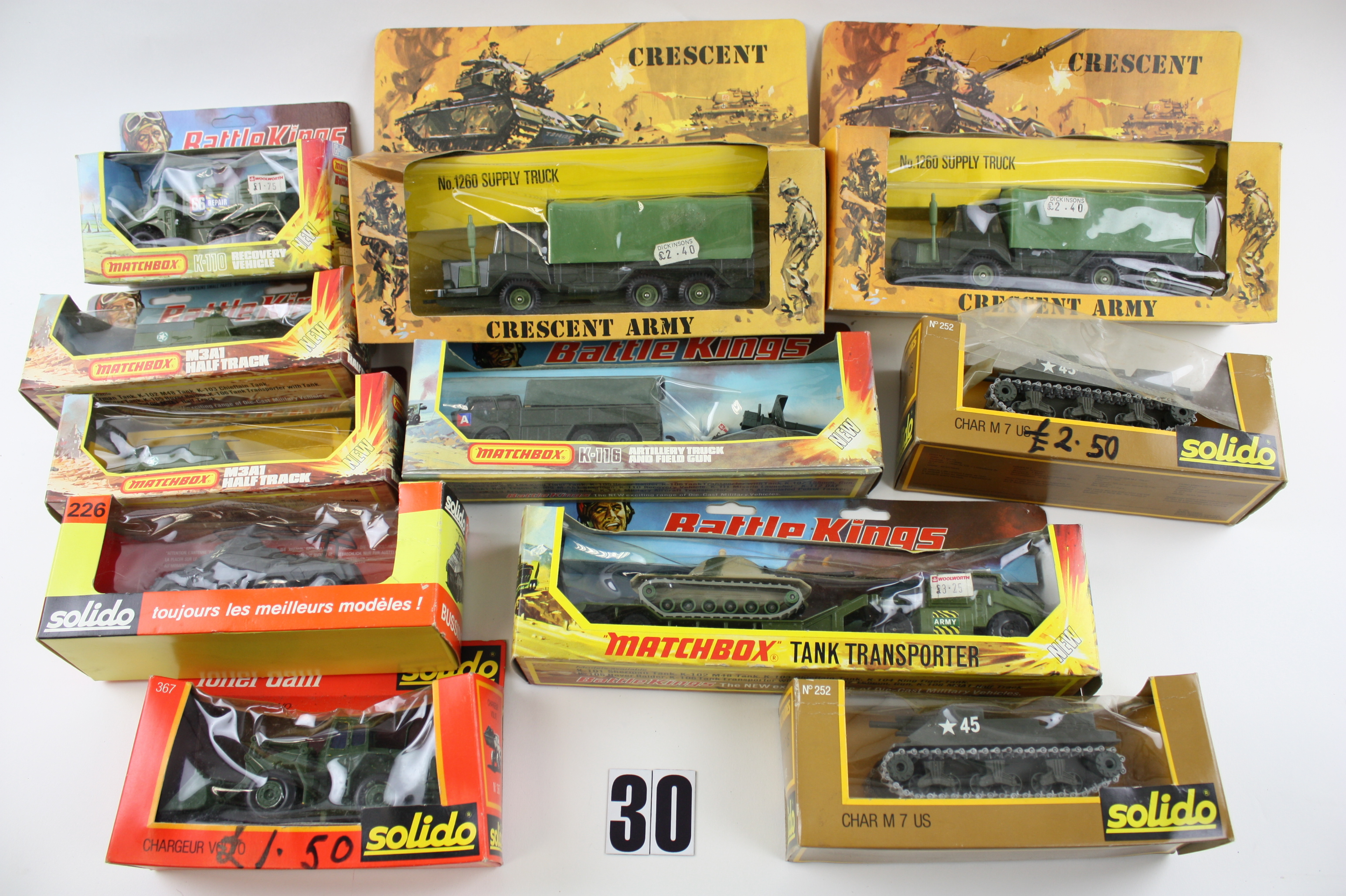 Matchbox Solido and Crescent Military Vehicles: Matchbox Battlekings ...