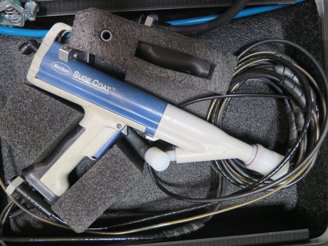 Nordson Sure Coat Demonstration Powder Paint System w/ Digital Gun ...