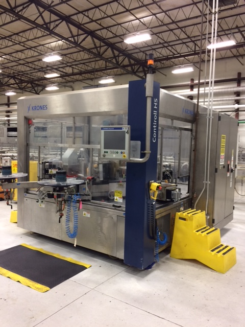 2008 Krones Contiroll HS-18 Station Wrap Around/Roll Fed Labeler, S/N ...