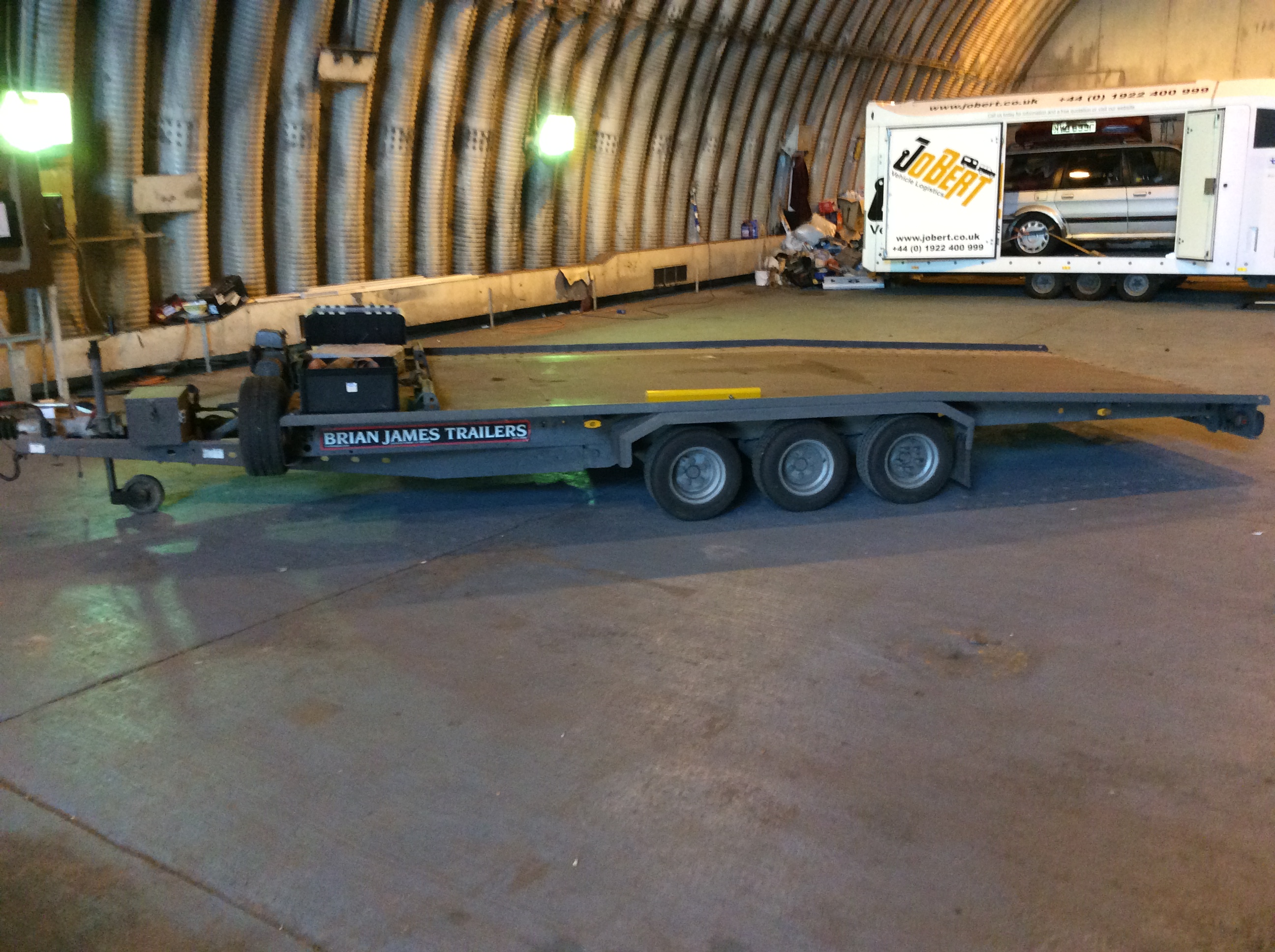 Brian James Trailers tri axle car trailer, type Drawbar TT / T-03-T-T ...