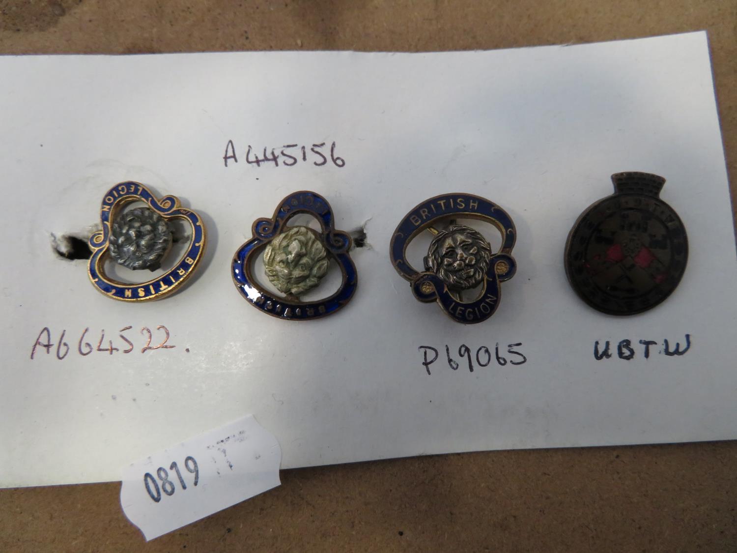 Selection of enamel badges