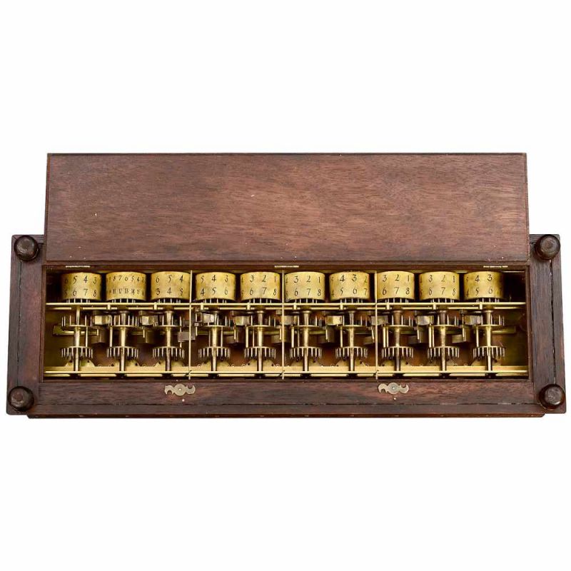 "Pascaline" (or "Arithmatique"), c. 1650 Blaise Pascal (1623-1662 ...