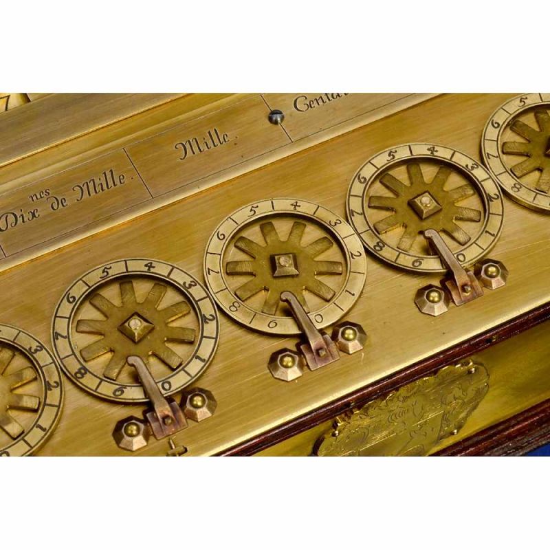 "Pascaline" (or "Arithmatique"), c. 1650 Blaise Pascal (1623-1662 ...