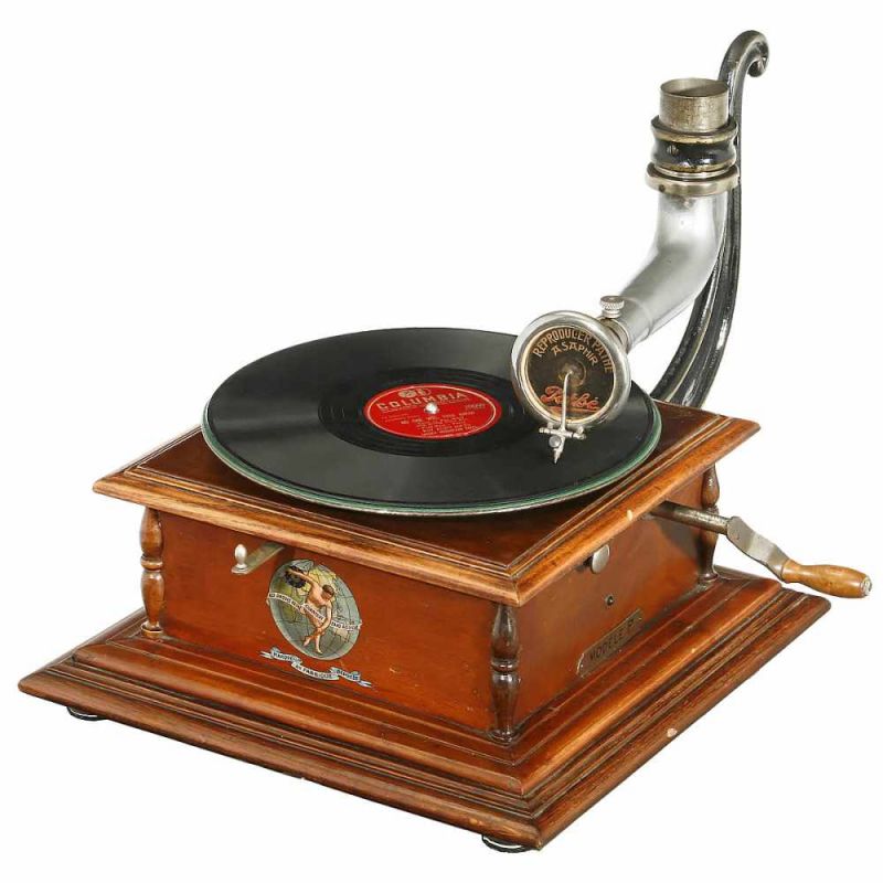 Pathé "Modèle P" Horn Gramophone, c. 1910 Paris, France. Pathé sapphire ...