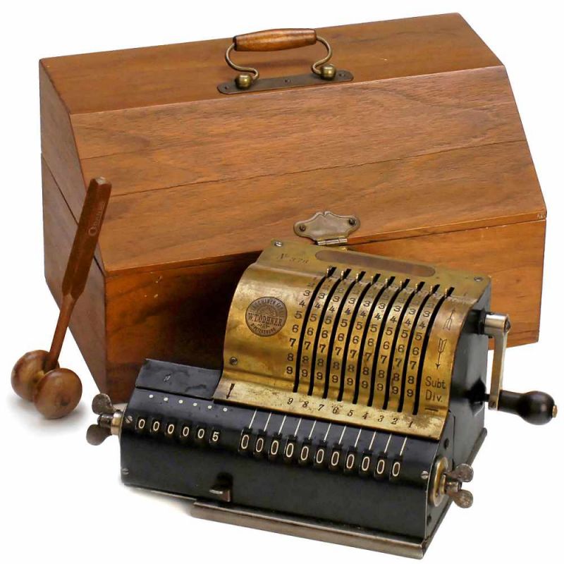 Russian Original Odhner Mod. 1 (Arithmometer), 1886 (!) One of the very ...