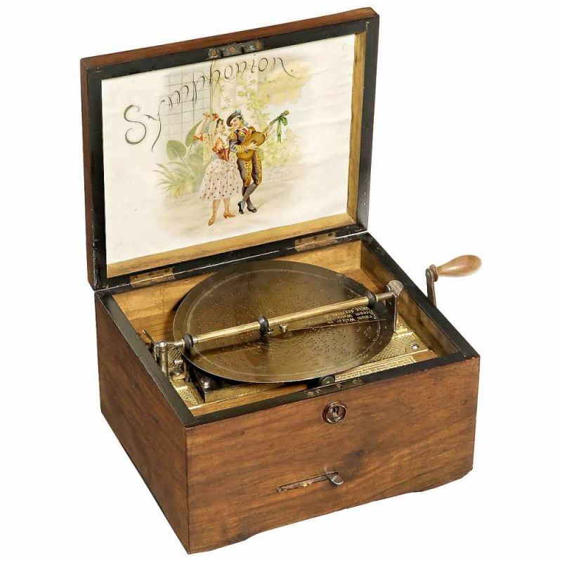 Symphonion No. 10 Disc Musical Box, c. 1900 For 7¼-inch discs, 41 teeth ...
