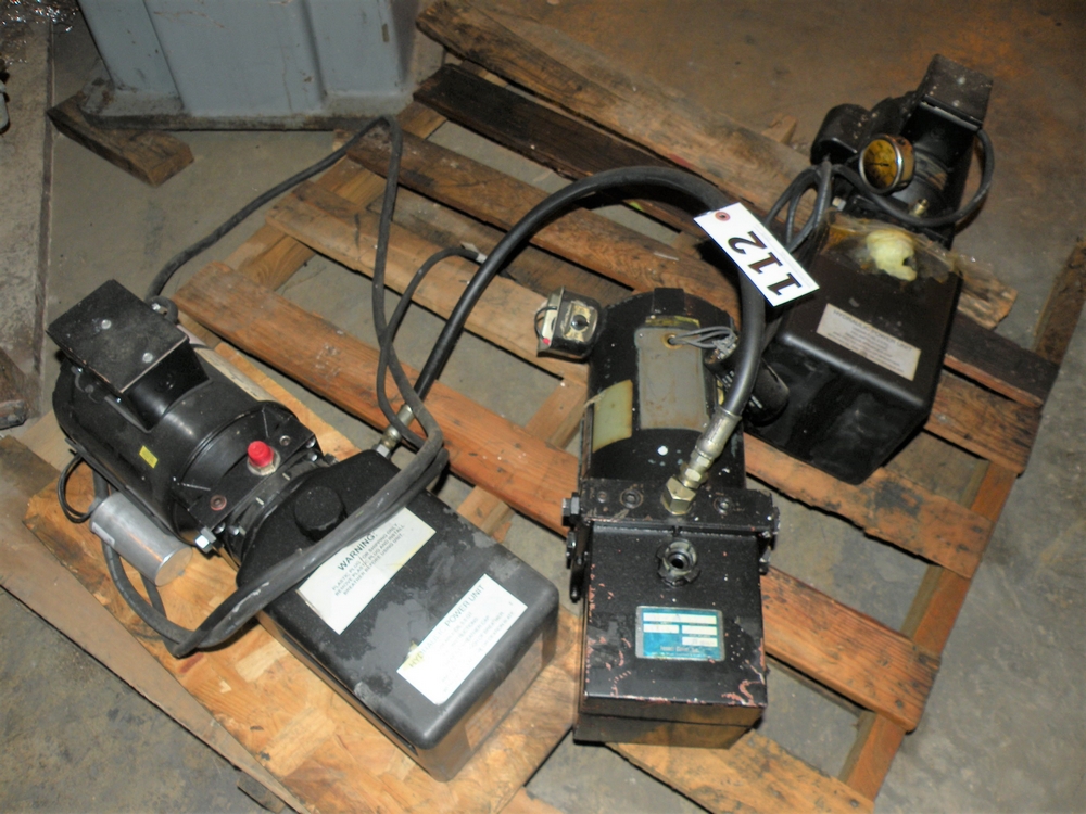 (3) Self-Contained Hydraulic Pumps (S Fulton, TN) (Loading $35)