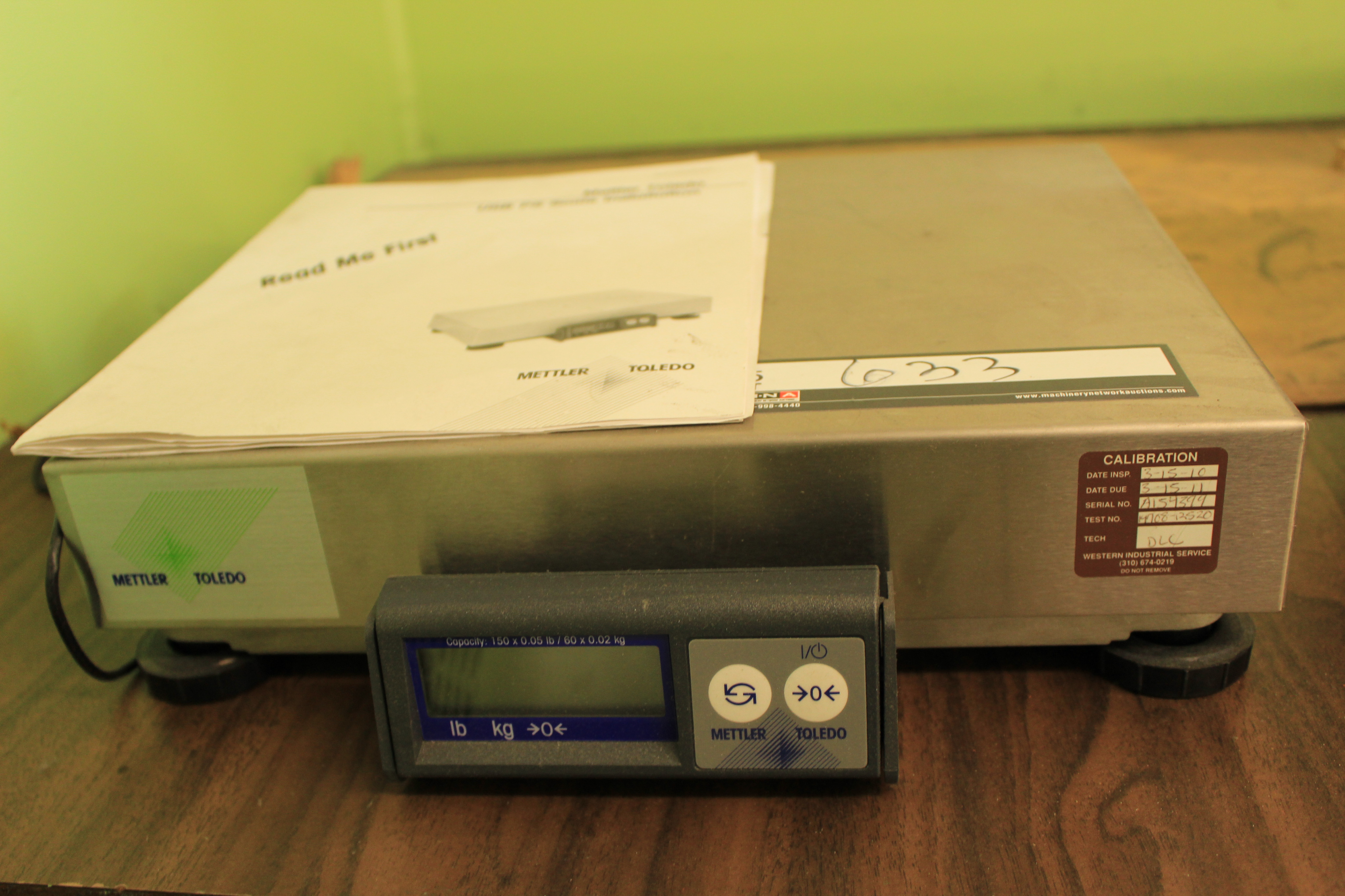 METTLER TOLEDO DIGITAL SCALE