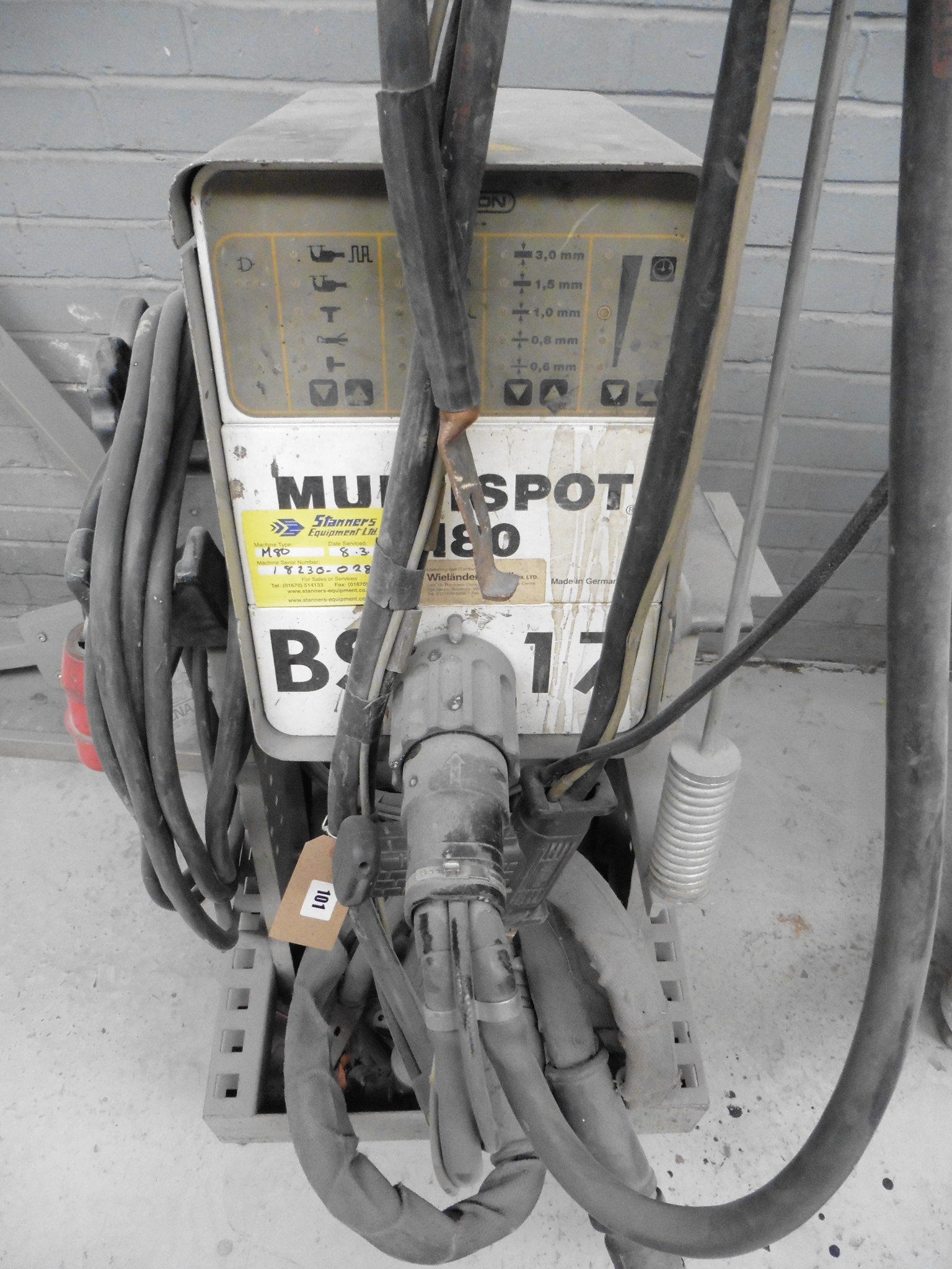Multispot M80 spot welding system, S/N 18230-028