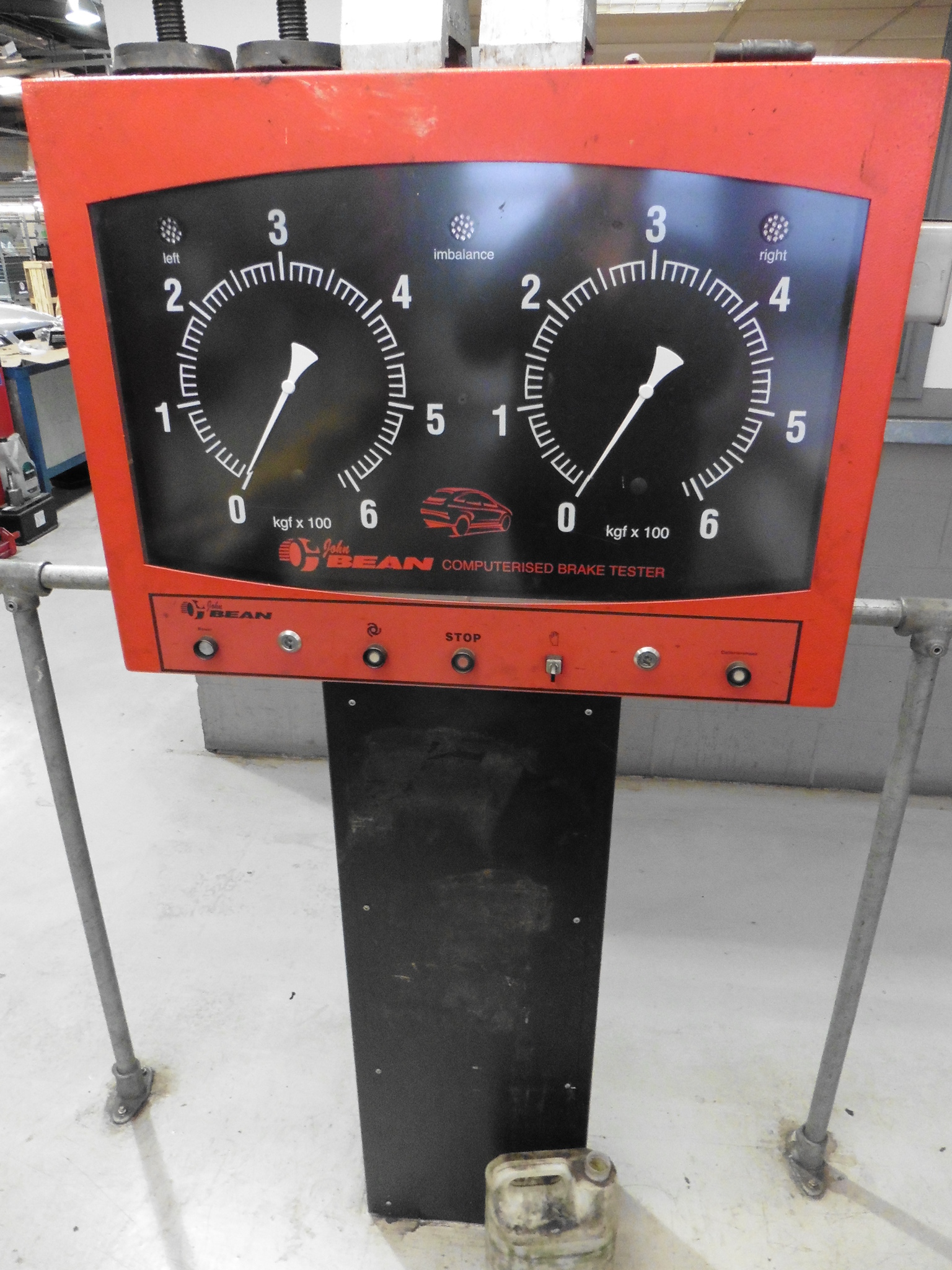 John Bean Type BT5010 rolling road brake tester with console, Year 2006 ...