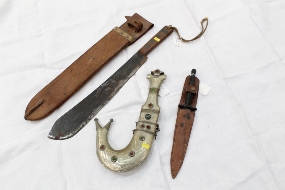 First World War British Military issue machete with wooden grip and ...