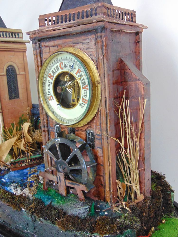 A rare Victorian musical automaton complete with eight day single train ...