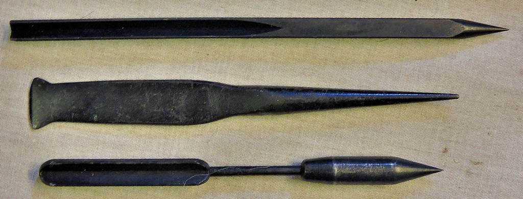 WWI Aerial Flechette Darts, three different patterns as dropped by ...