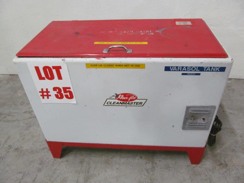 KLEER-FLO CLEAN MASTER PARTS WASHER MODEL 70