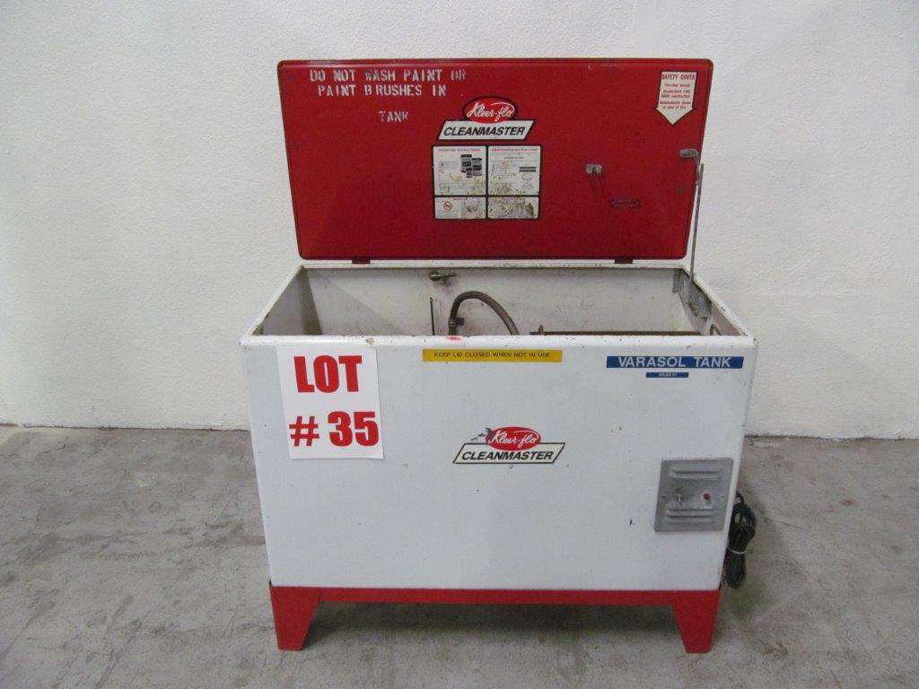 KLEER-FLO CLEAN MASTER PARTS WASHER MODEL 70