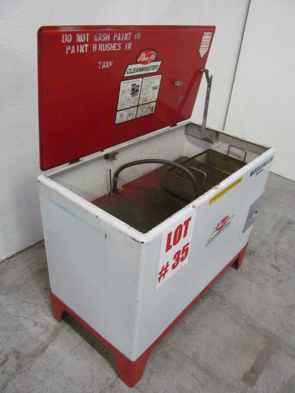 KLEER-FLO CLEAN MASTER PARTS WASHER MODEL 70