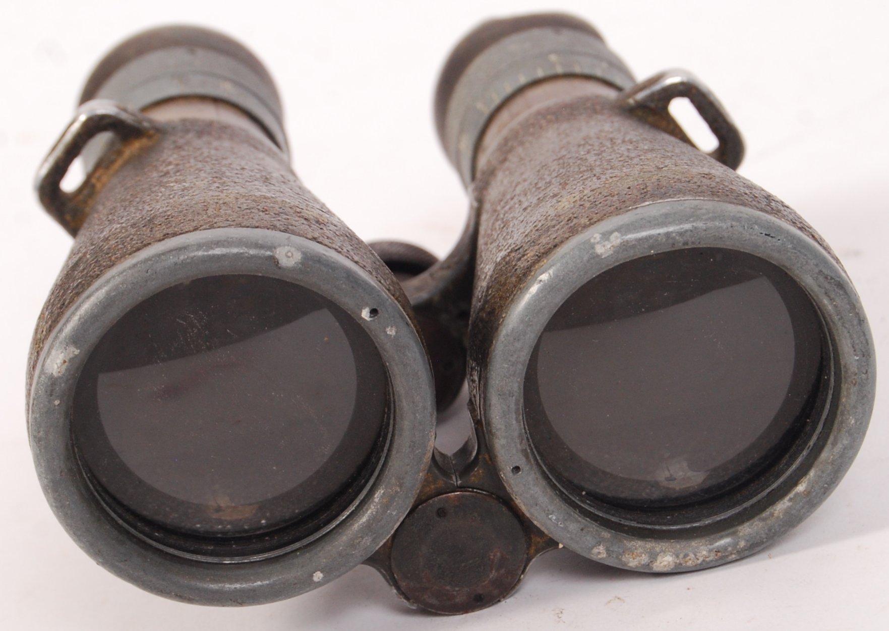 A pair of WWI First World War German infantry military issue binoculars ...