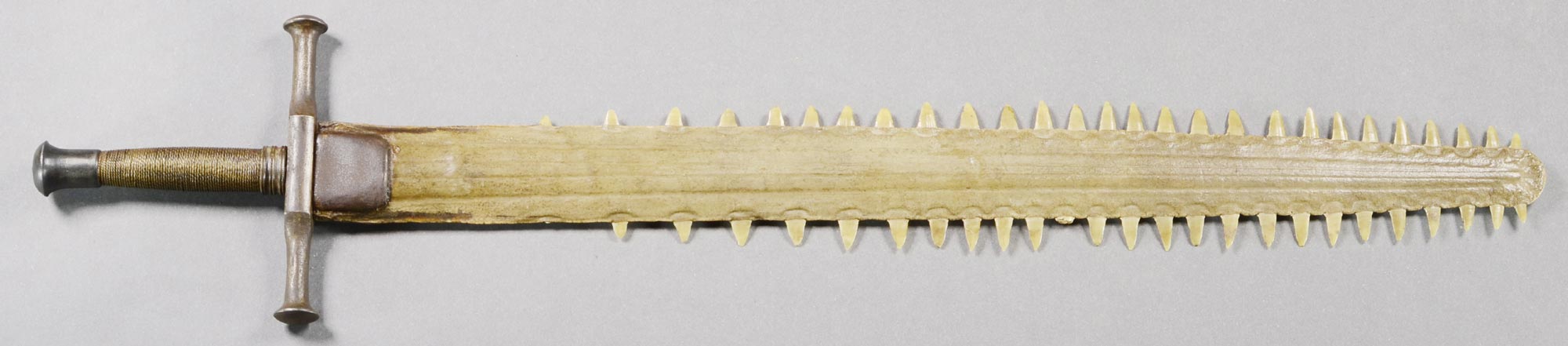 SAWFISH SWORD 19th century (Romanticism). Blade of the sword made of ...