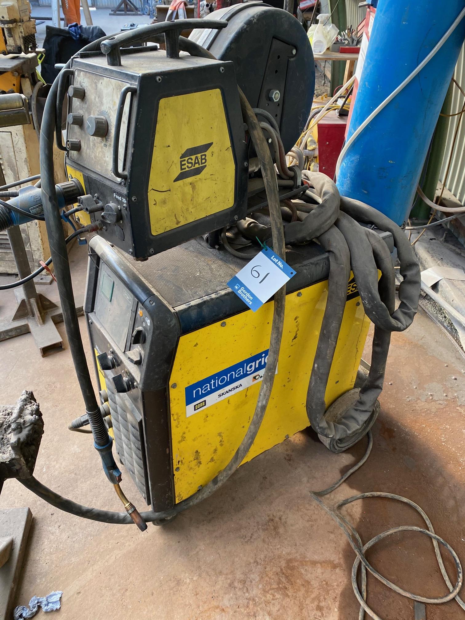 ESAB, Mig Welder Model: Mig510W, 415 Volts with Feed 304 Wire Feeder ...