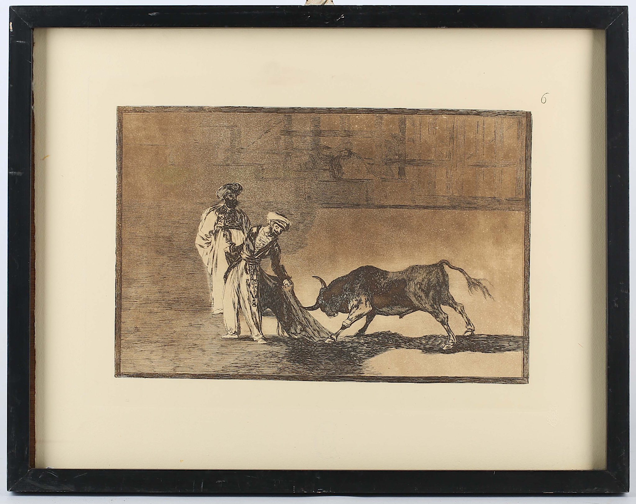 FRANCISCO GOYA (1746-1828). La Tauromaquia (Bullfighting). A framed set ...