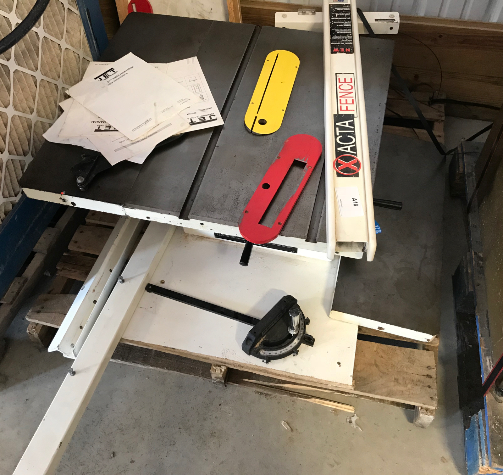 (8009)Jet 10'' contractor table saw, 110v Model JWTS10